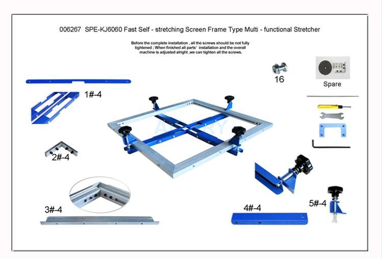 Self-tensioning Multifunctional Screen Printing Mesh Stretcher - Buy ...