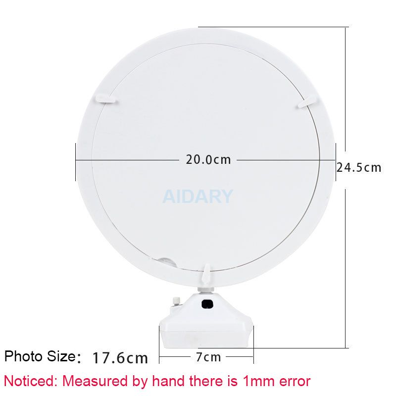 LED Light Mirror Photo Frame Led Mirror Photo Frame Makeup Mirror Round ...