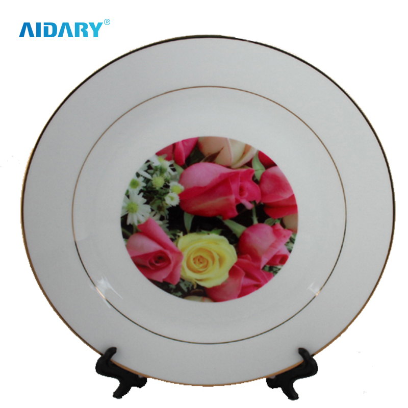 AIDARY Sublimation Gold-Edge Photo Plates Sublimation Blank Plate - Buy ...