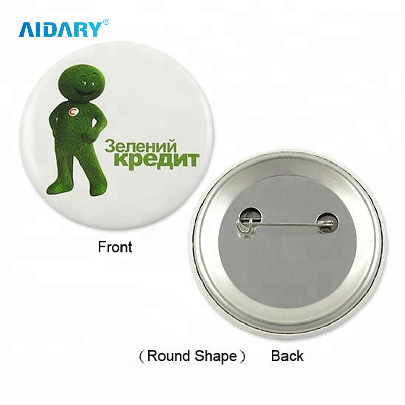 Round Metal/plastic Down Shell Blanks Pin Button - Buy Round Metal ...