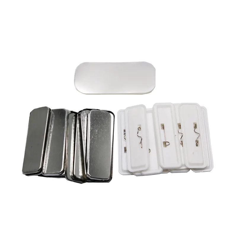 70*25mm Rectangle Badge Pin Making Machine - Buy Rectangle Badge Pin ...