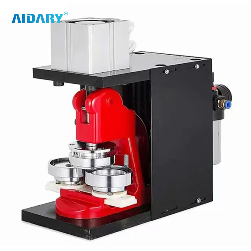 Pneumatic Badge Making Machine Pin Badge Maker Needd Air Compressor To ...