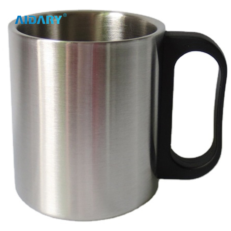 AIDARY Sublimation Plastic Handle Stainless Steel Mug - Buy Sublimation ...