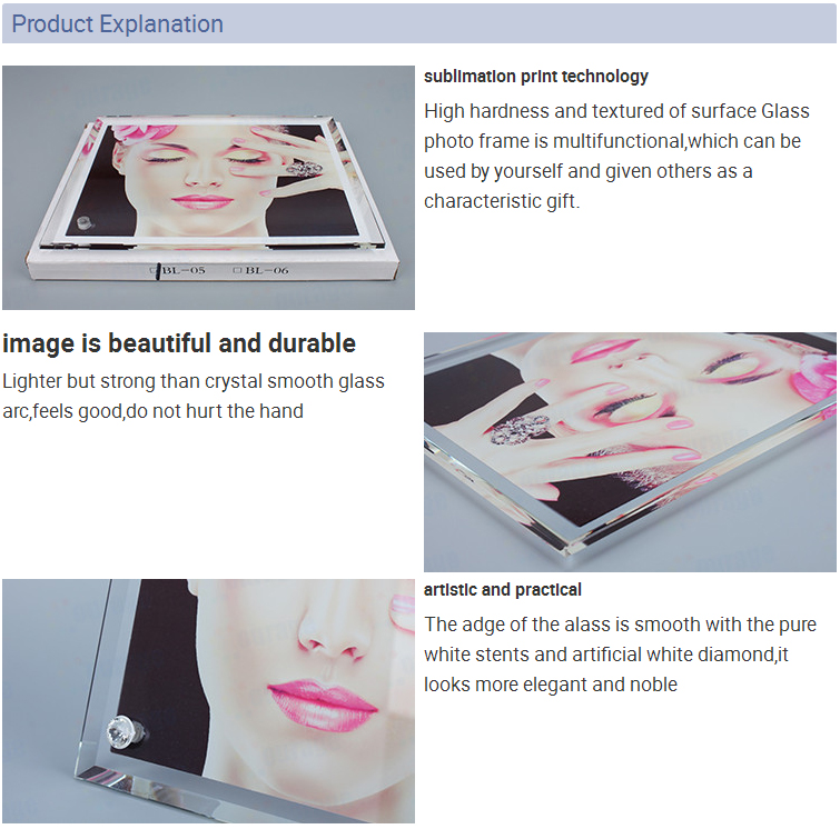 Sublimation 8 Inch Bevel Crystal Frame BL05 - Buy Sublimation 8 Inch Bevel Crystal Frame BL05, 8 ...