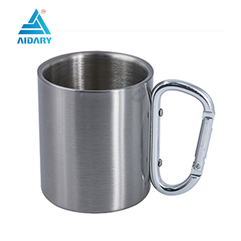AIDARY Sublimation Carabiner Handle Stainless Steel Mug - Buy Carabiner ...